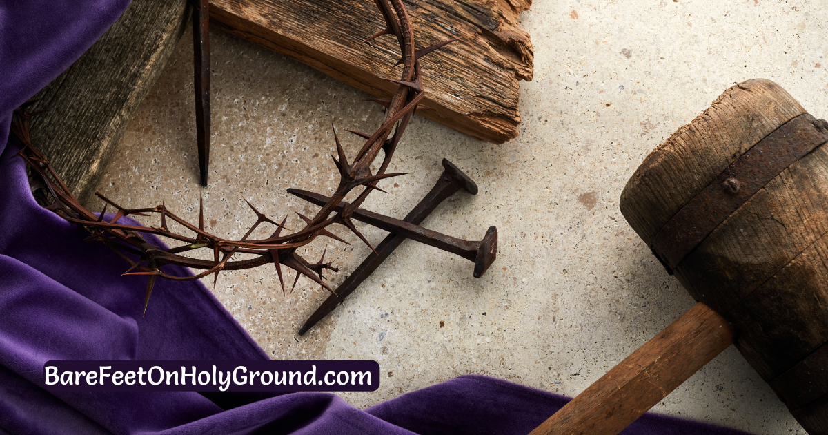 Sometimes the Cross is Real... - Bare Feet on Holy Ground